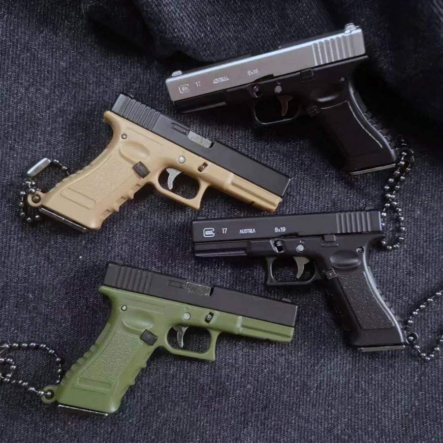 Mini-Toy-Gun-1-3-G17-Model-With-Holster-Detachable-DIY-Semi-alloy ...