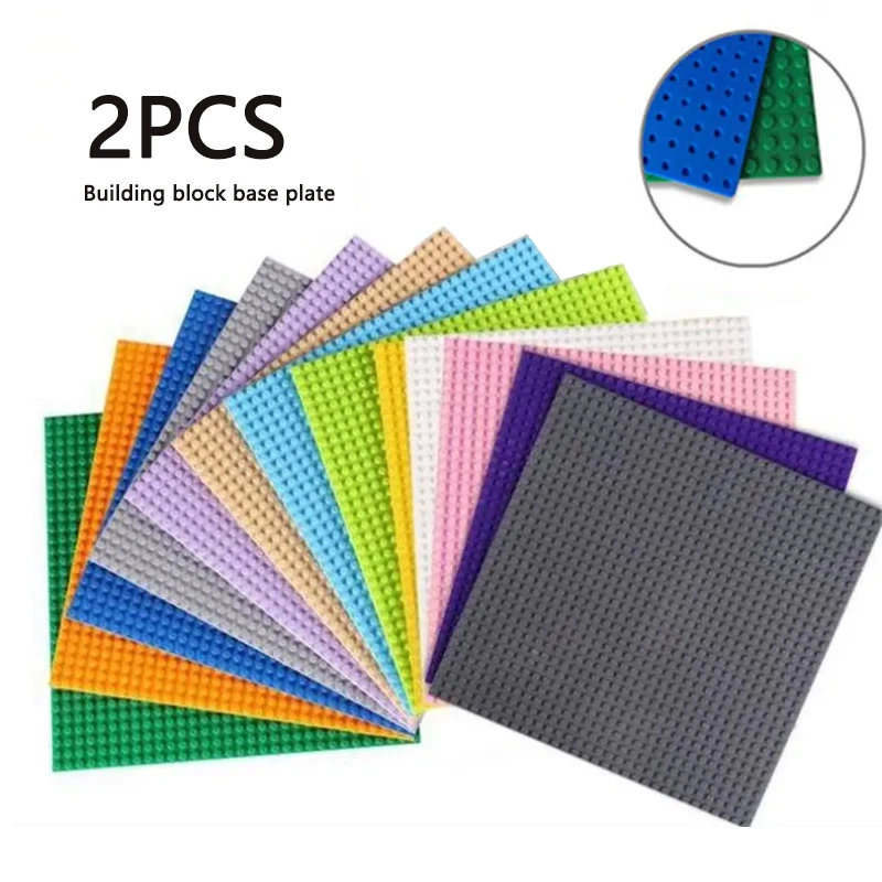2Pcs-Base-Plate-32-32-32-16-Studs-Classic-Figures-Building-Blocks ...