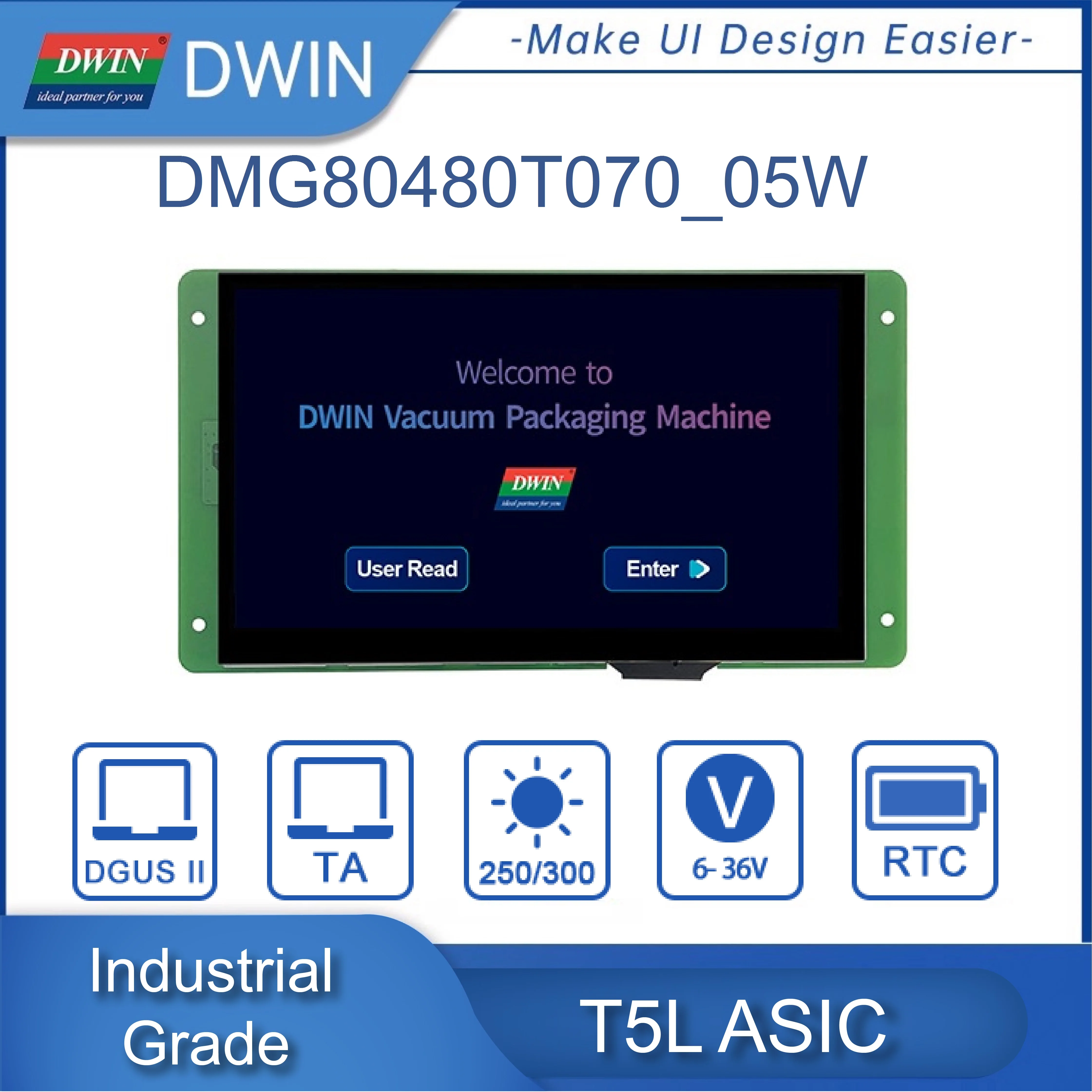 DWIN-7-Inch-800-480-1024-600-Industrial-Grade-TTL-RS232-UART-Serial-HMI ...