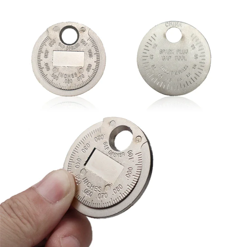 Auto Ignition spark plug Gap Gauge tool Caliber Measuring Tool Currency ...