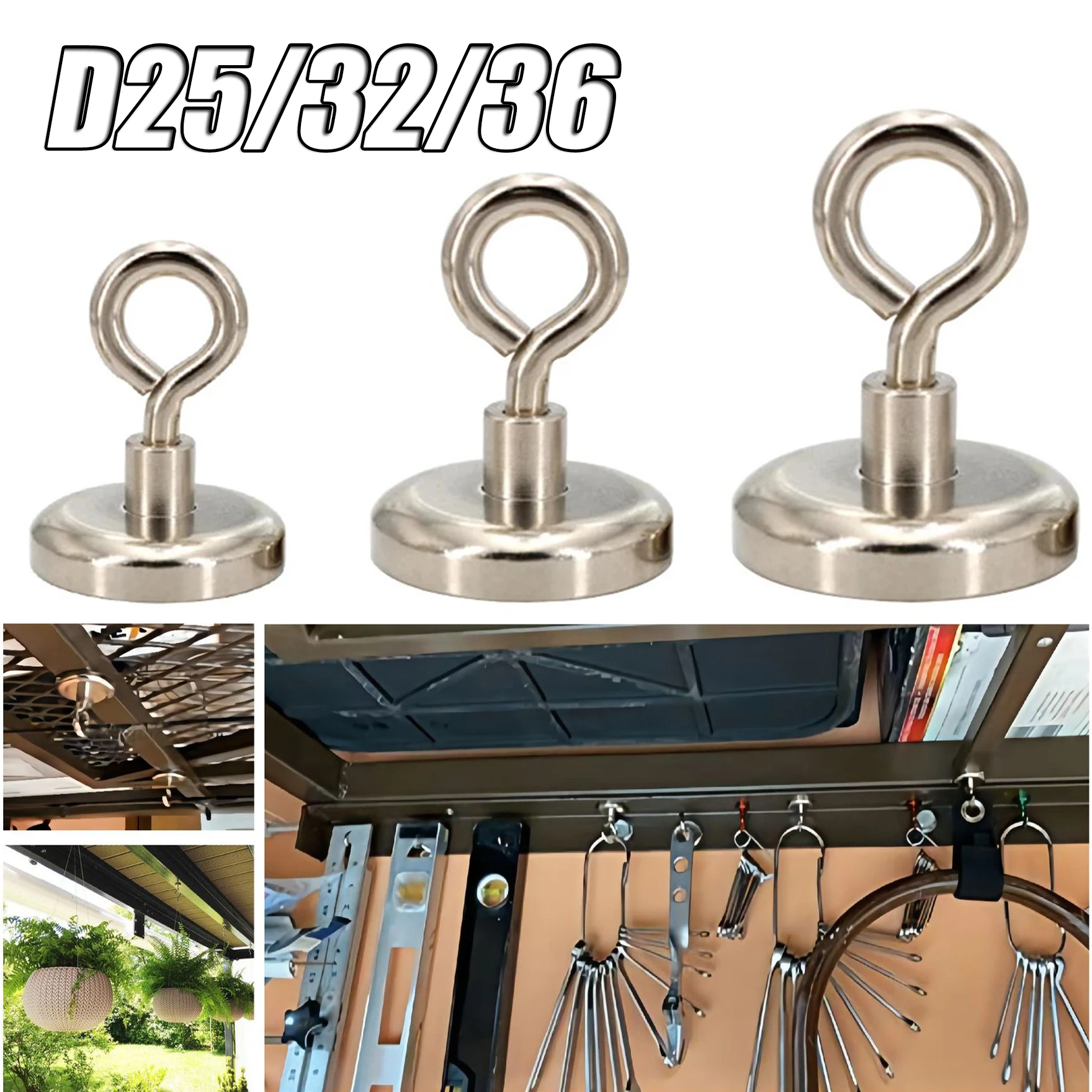 Super-Strong-Magnets-Set-Neodymium-Magnet-Hook-Kit-With-Countersunk ...