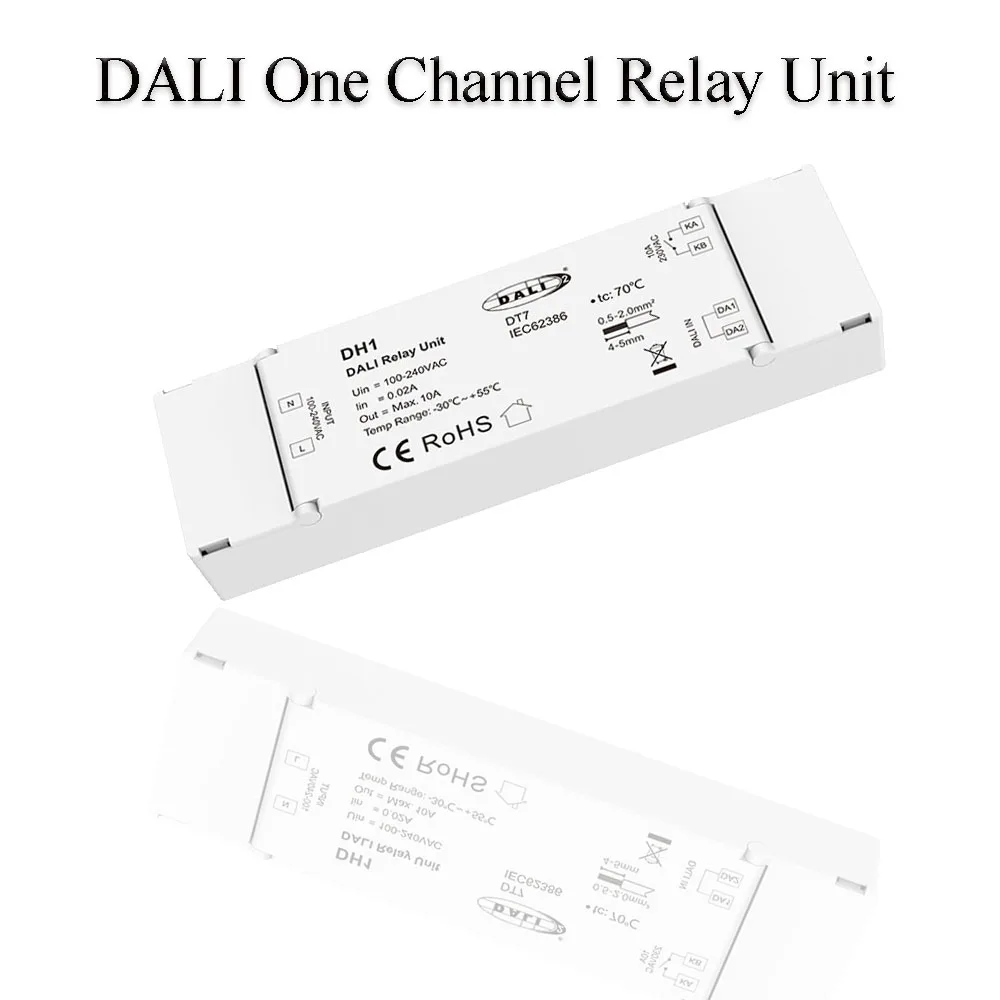 DALI-One-Channel-Relay-Unit-AC-100-240V-Input-1-Channel-10-A-Dry ...