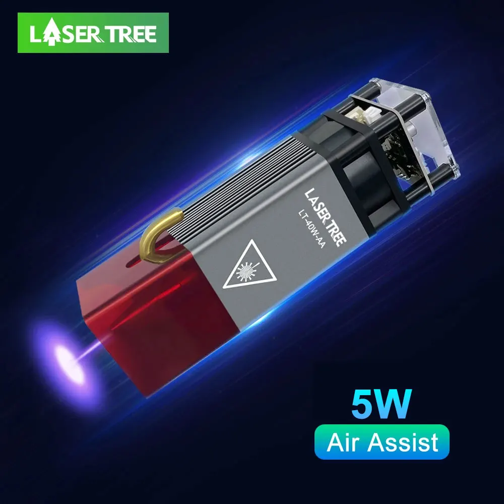 LASER-BAUM-40W-Laser-Modul-mit-Air-Assist-80W-High-Power-TTL-Blau-Licht ...