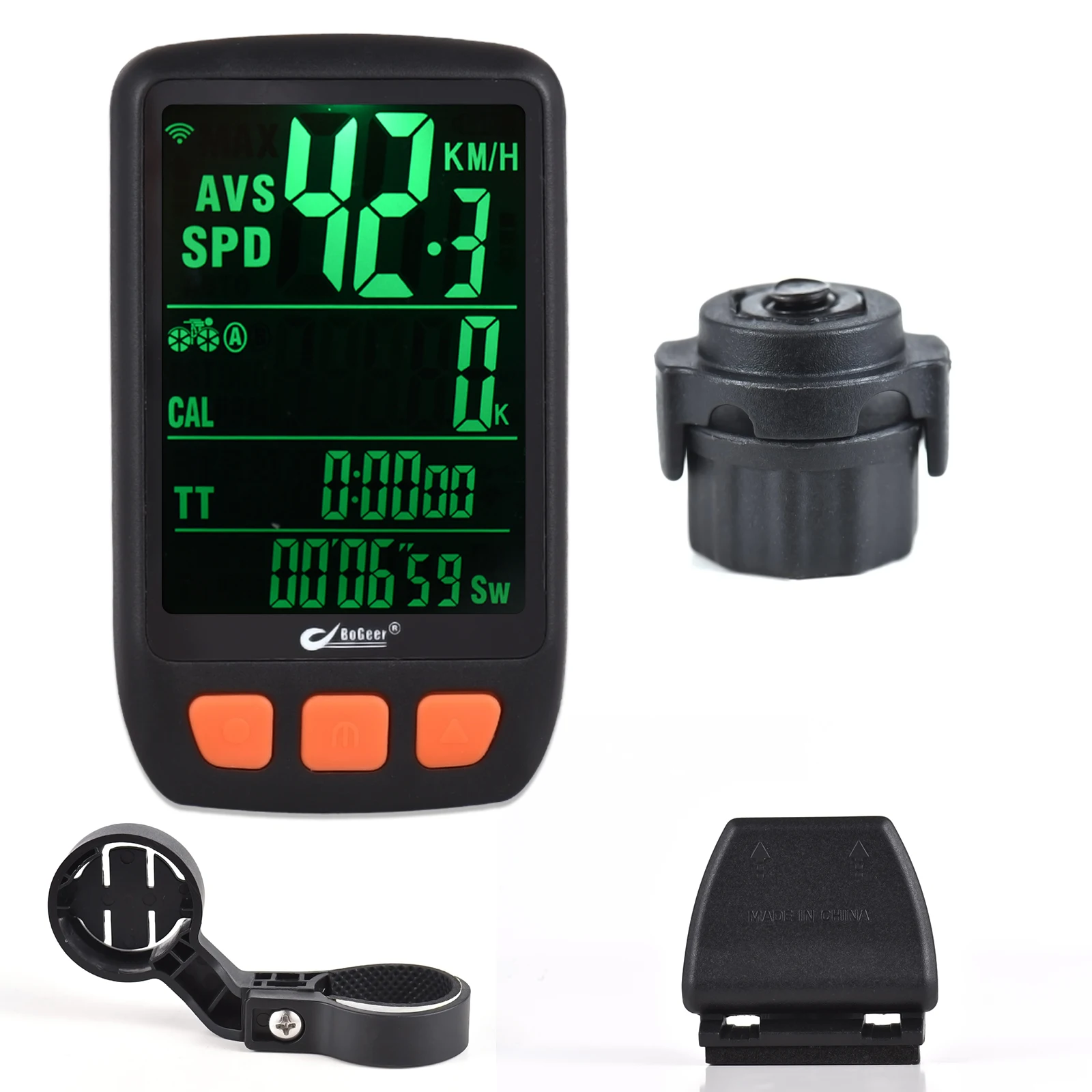 Wireless-Bicycle-Cycle-Computer-Wireless-Digital-Bike-Speedometer ...