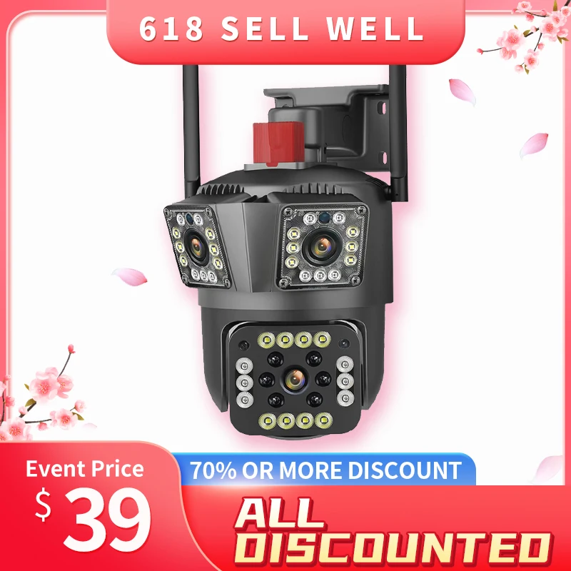 WiFi-6K-12MP-PTZ-IP-Camera-Three-Screens-8X-Zoom-Security-Protection ...
