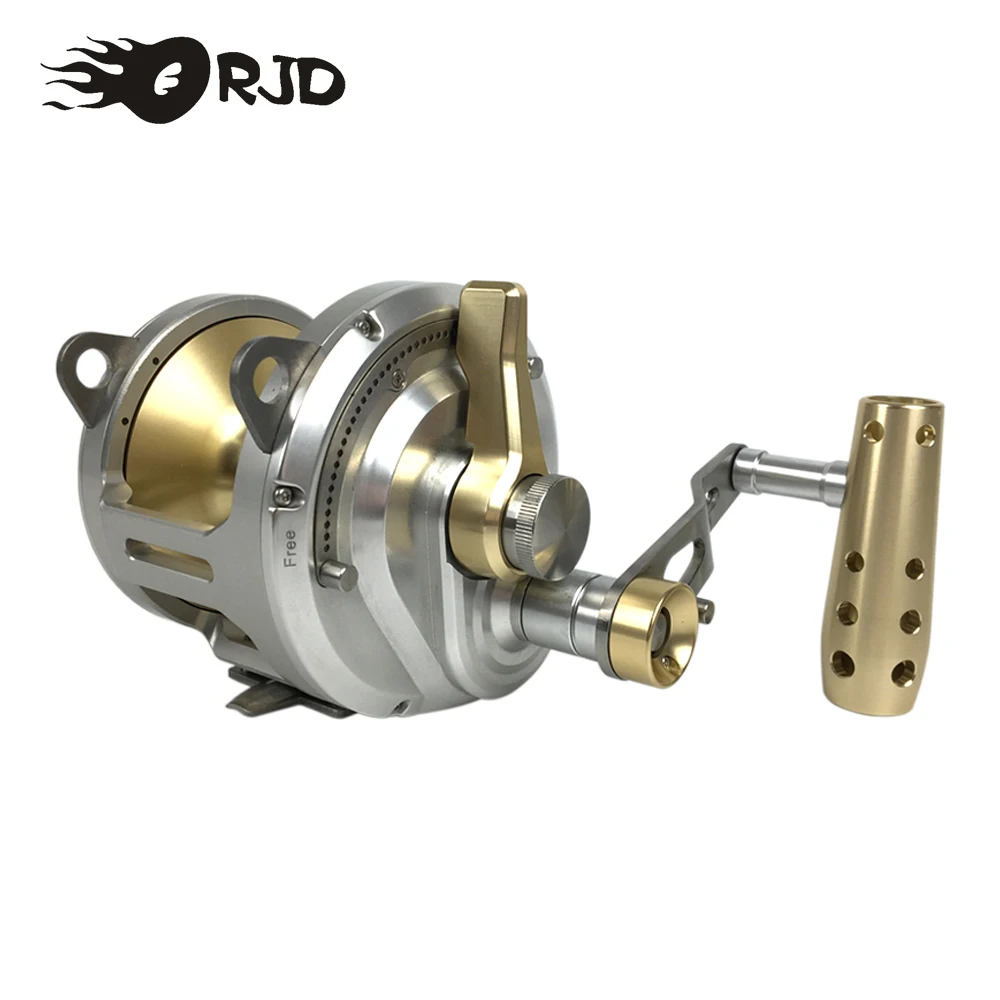 Orjd mar carretel de pesca trolling carretel 8bb + 1rb 2.5:1/1.3:1 ...