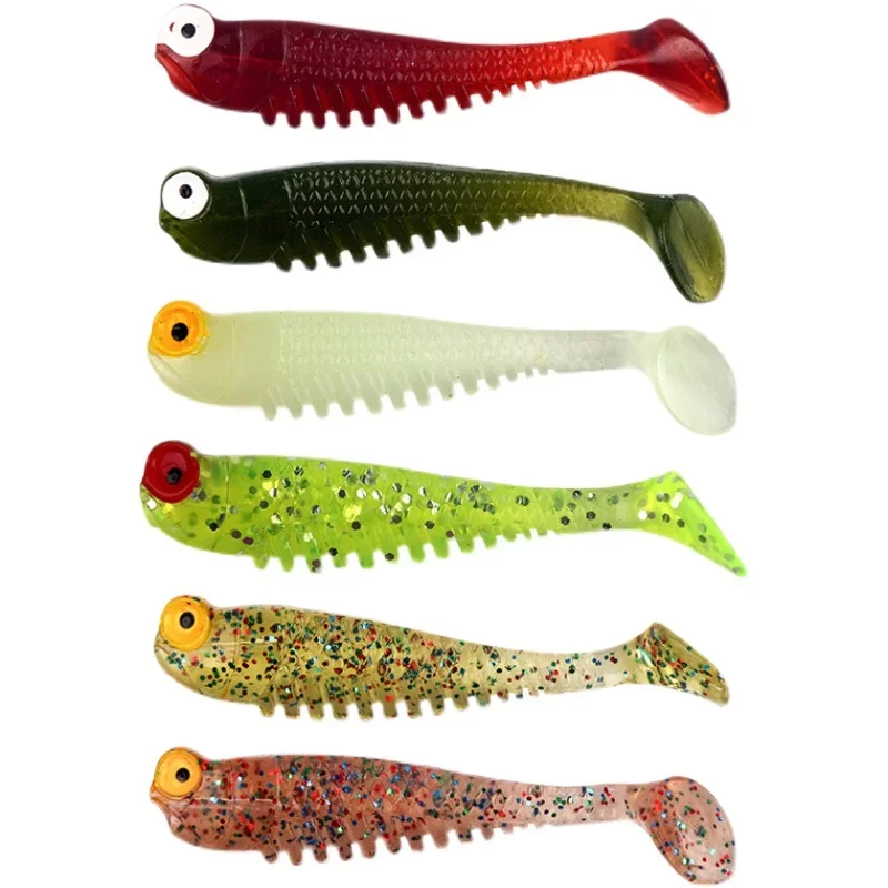 10pcs-Lot-5cm-1-3g-Fish-Silicone-Worm-Soft-Lures-Fake-Bait-Sea-Fishing ...