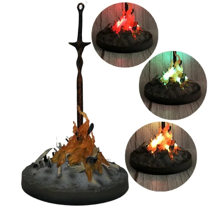Dark Souls LED ILLUMINATION Bonfire LIT Light-up Statue Collectible ...