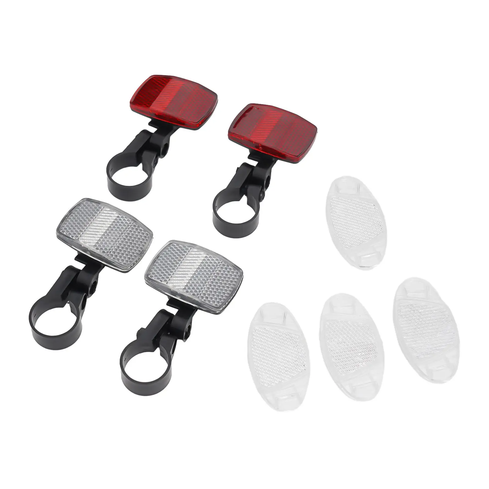 Safety-Focused-Bike-Reflectors-Front-Rear-Spokes-Reflector-Set-with ...