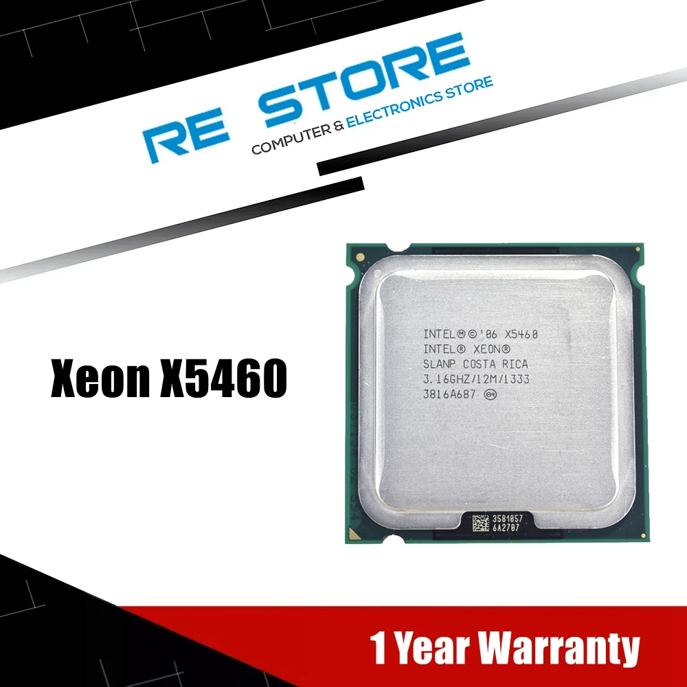 Intel Xeon X5460 Processor 3.16ghz 12m 1333mhz Cpu Works On Lga 775 ...