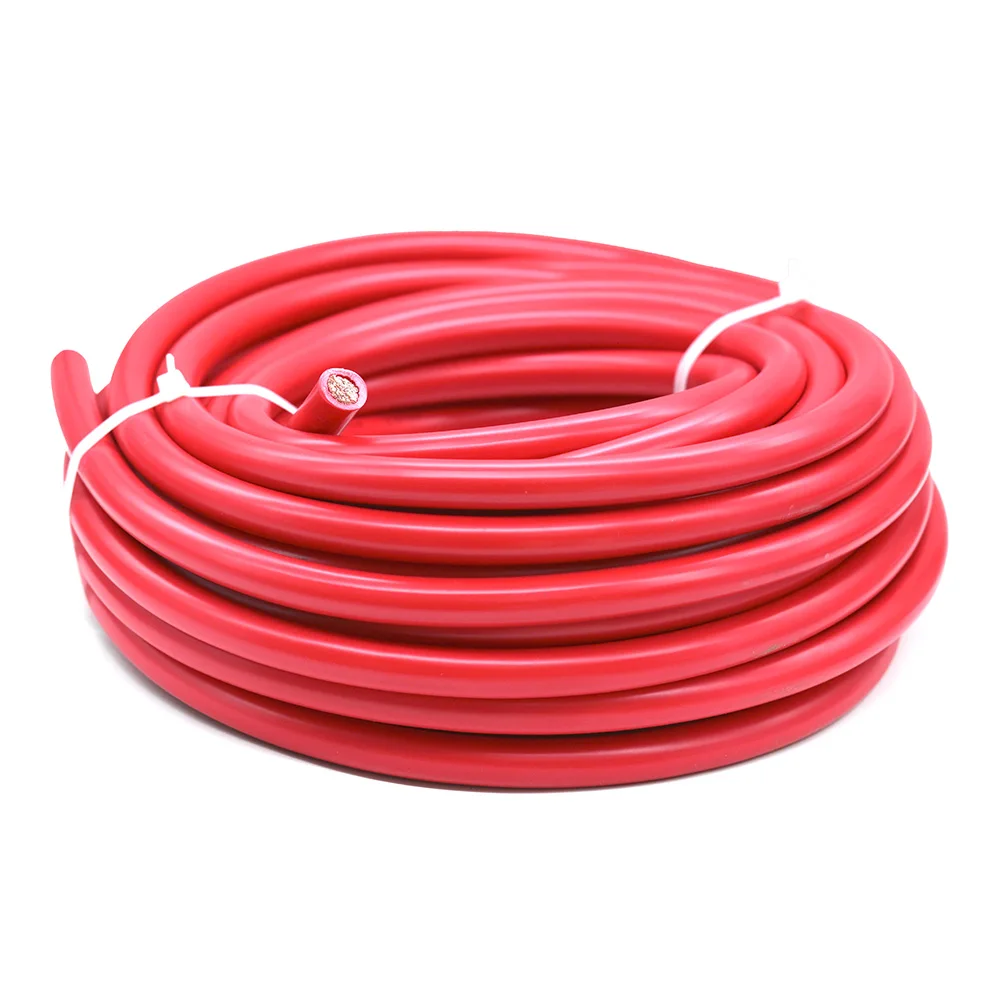 Pure OFC Copper RV Battery Cable 2M RED/BLACK High Current Power Wire ...