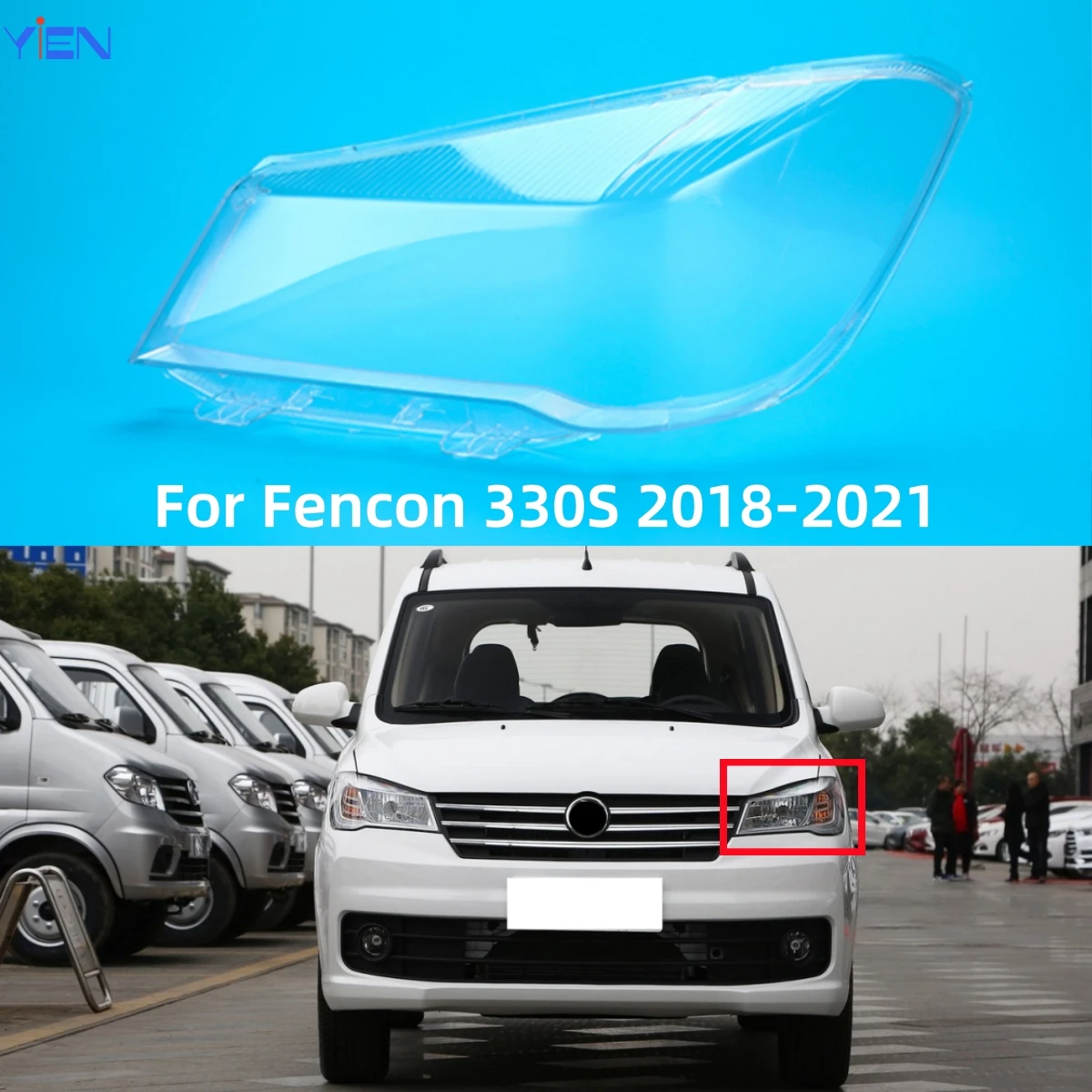 For-Dongfeng-Fencon-330S-2018-2019-2020-2021-Car-Lights-Shell-Lights ...