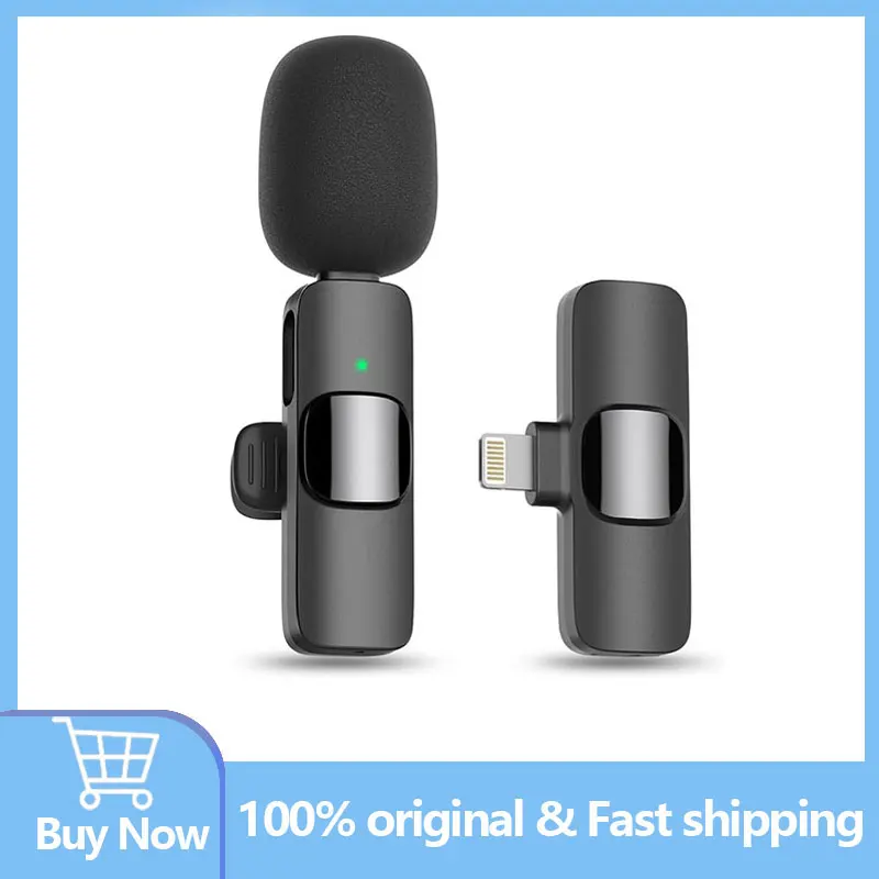 Bluetooth-Mini-Microphone-for-iPhone-iPad-Wireless-Lavalier-Lapel-Mic ...