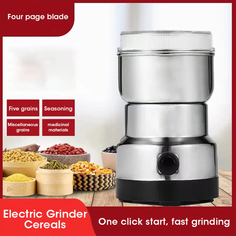 Powerful-Grains-Spices-Portable-Electric-Grinder-Cereals-Coffee-Bean ...