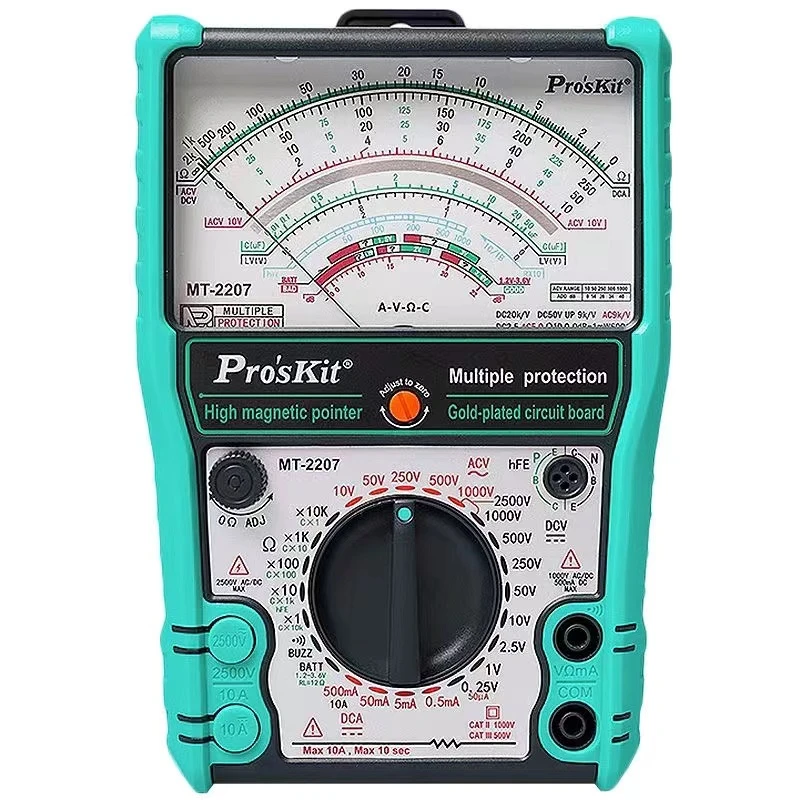 Maintenance Electrician's Meter Pointer Type Multimeter MT-2207 ...