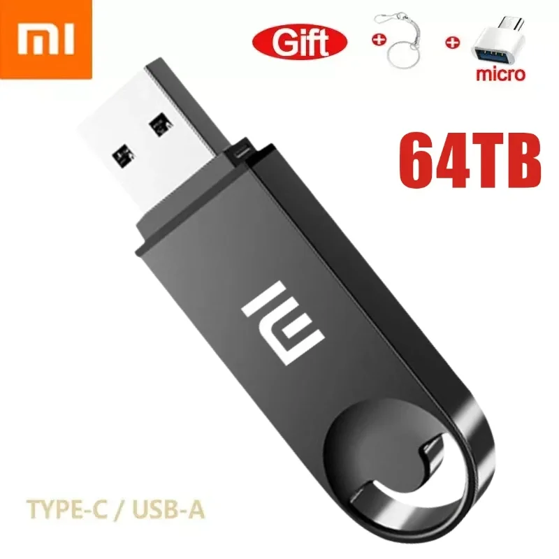 Xiaomi-unidad-Flash-USB-de-alta-velocidad-16TB-64Tb-32T-Mini-unidad-de ...