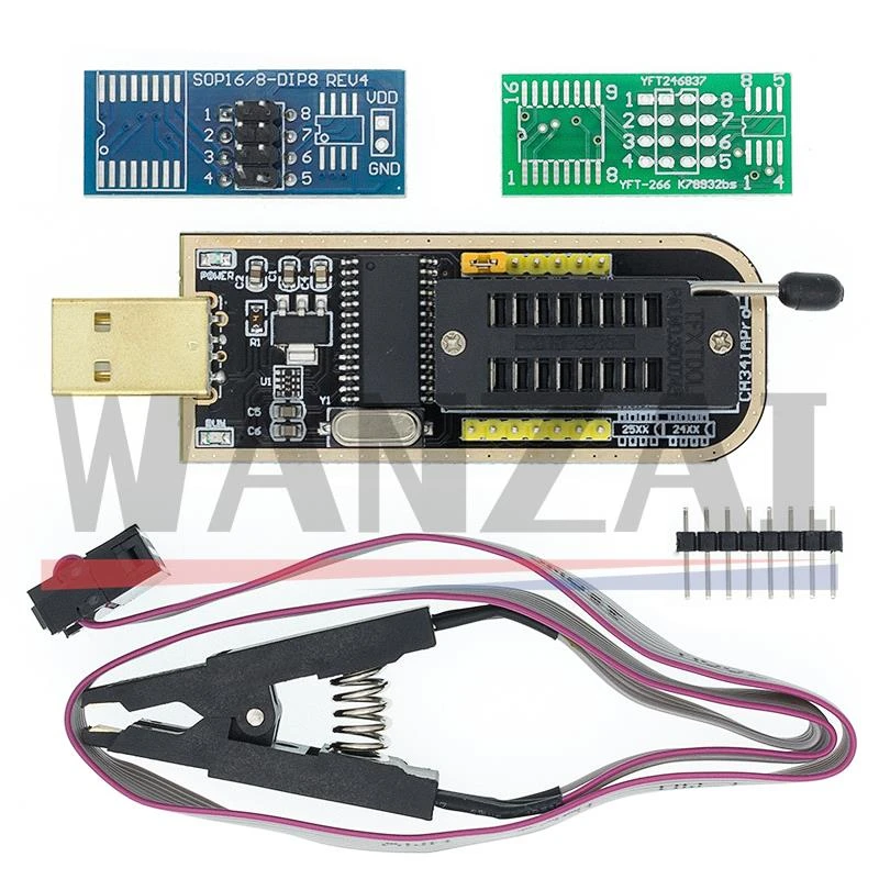 Original Ch341a 24 25 Series Eeprom Flash Bios Usb Programmer Module ...