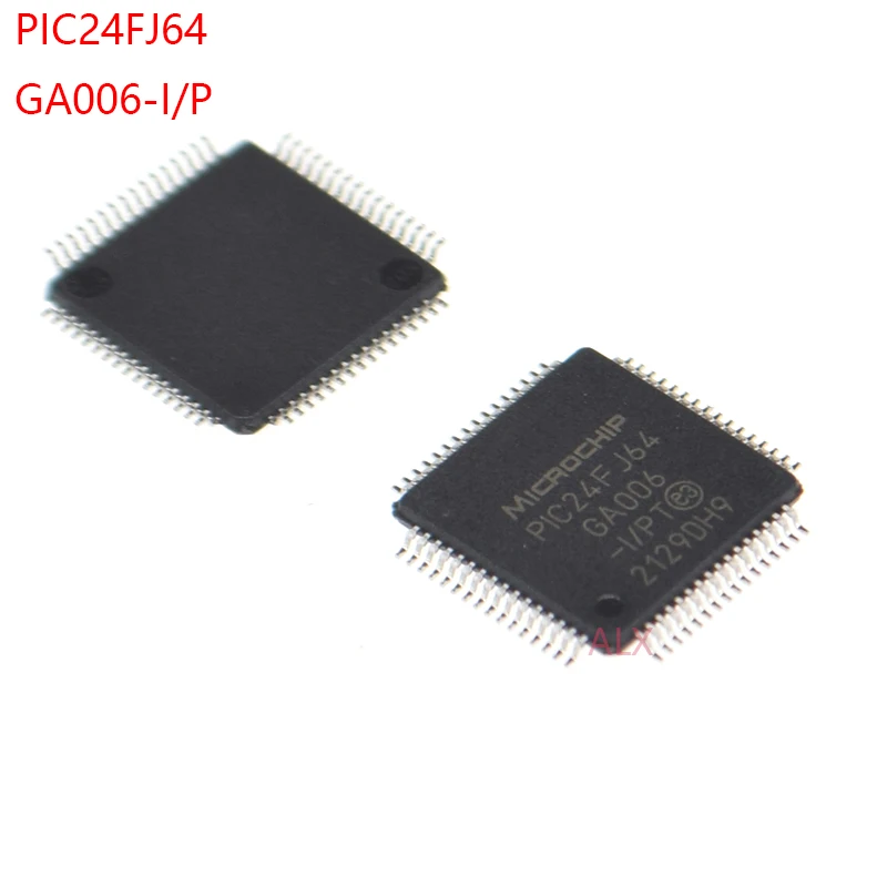 Microcontrolador-de-parche-de-piezas-encapsulado-1-PIC24FJ64GA006-I-nuevo-Original-TQFP-64-PT ...