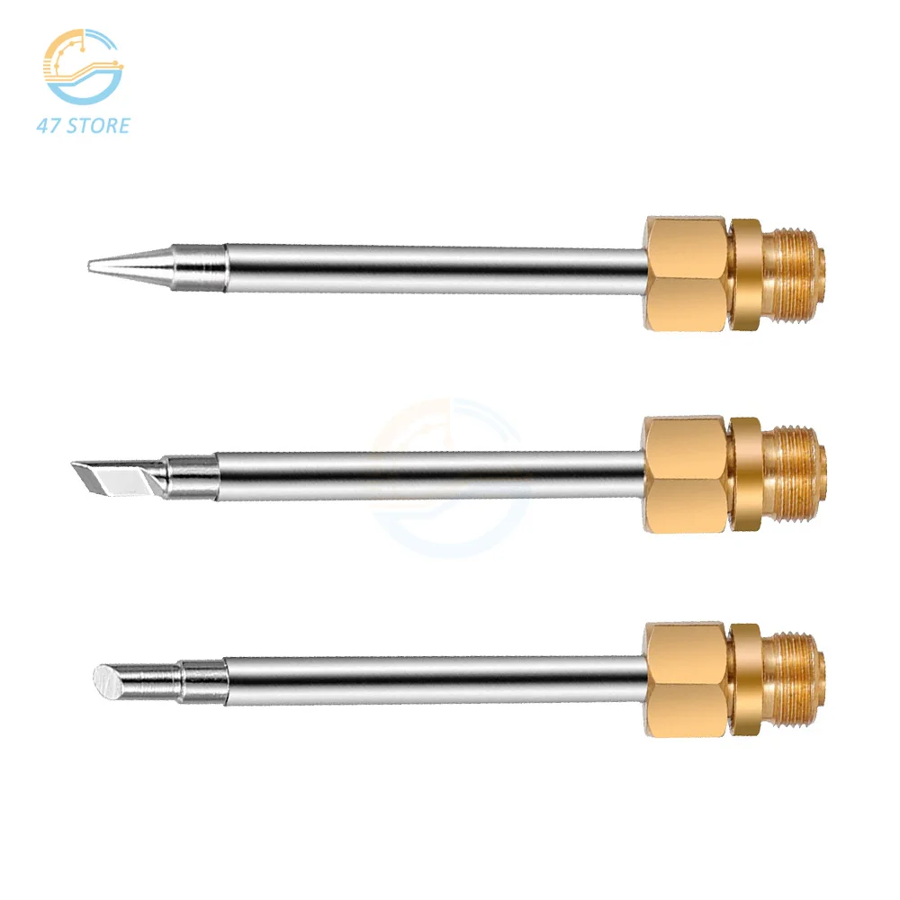 8w Electric Soldering Iron Tip Pointed Horseshoe Head 510 Interface ...