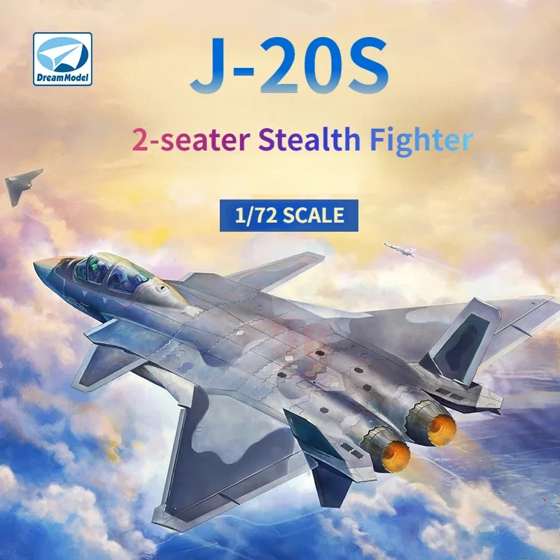 Dream-Model-DM720023-Airplane-Model-1-72-Chinese-J-20S-Mighty-Dragon-2 ...