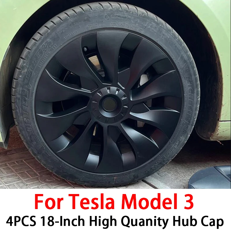 4PCS-Model-3-Hubcap-18-Inch-4PCS-For-Tesla-Model-3-Hub-Cap-Replacement ...