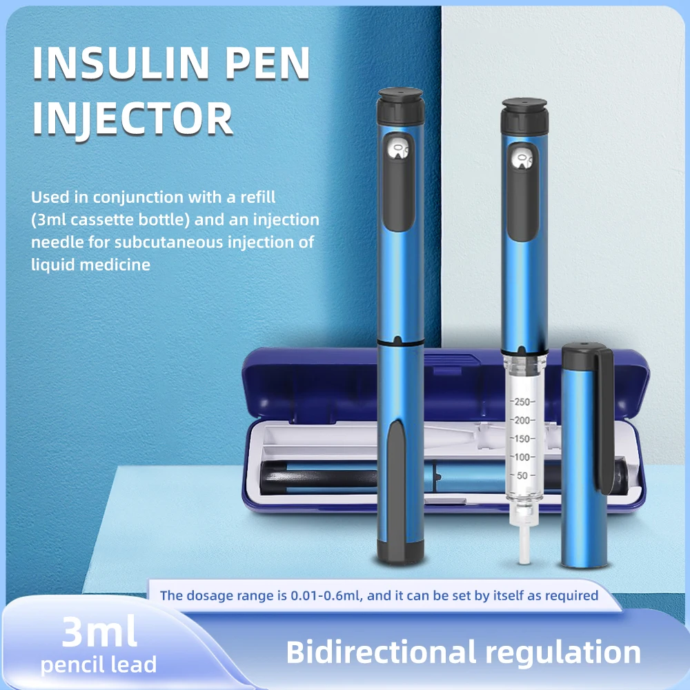Reusable 3ml Insulin Medical Injection Pen Insulin Pen Injector ...