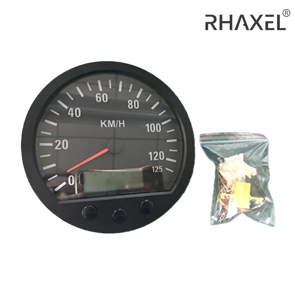 RHAXEL-140mm-Pulse-Speedometer-0-125km-h-Odometer-Adjustable-with ...