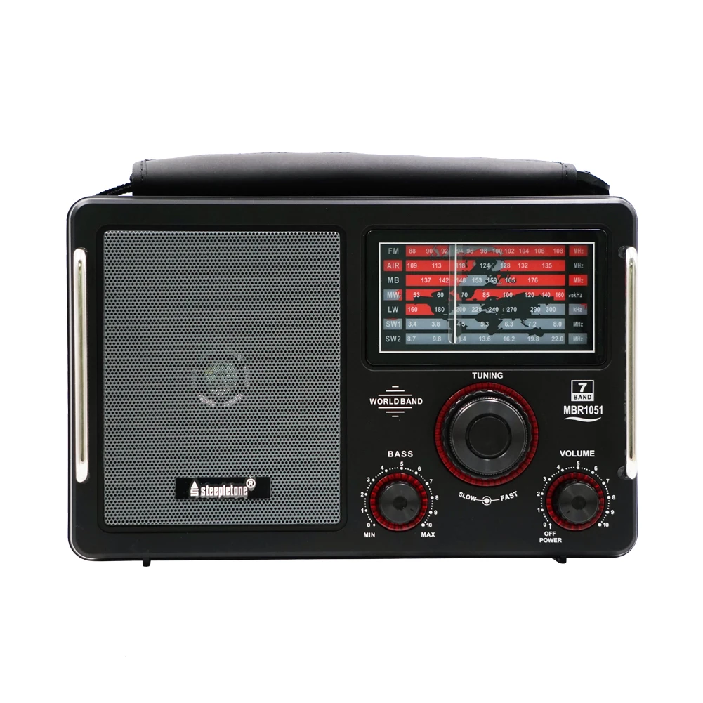 Receptor de radio multibanda FM AIR MB MW LW SW1-2, 7 bandas, portátil