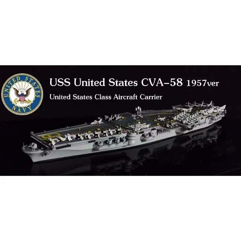 U.S. 1/700 United States CVA-58 Aircraft Carrier 1956 Resin 3D Printed ...