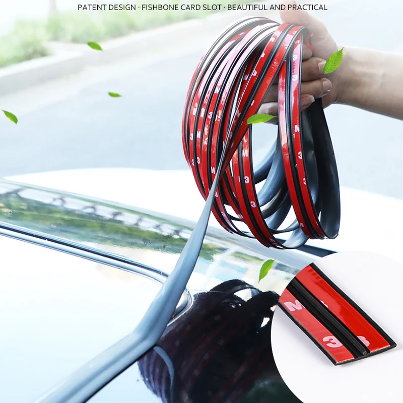 Car-Roof-Protector-Noise-Insulation-Trim-2M-Weatherstrip-Front-Rear ...