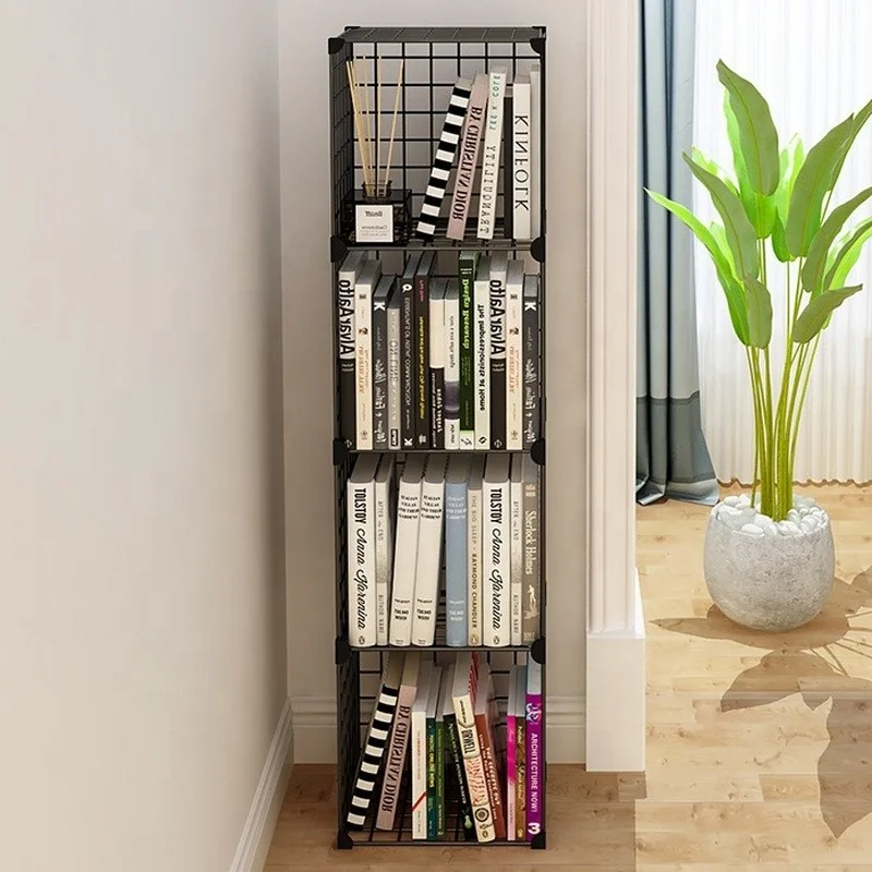 High-Quality-4-Grids-Wire-Grid-Display-Storage-Cabinet-Stands-Metal ...