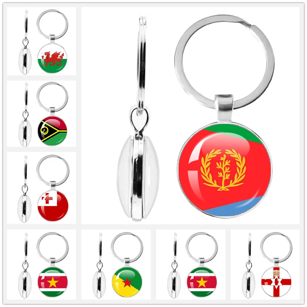 National-Flag-Double-Sided-Keychain-Ireland-Wales-Vanuatu-Tonga ...