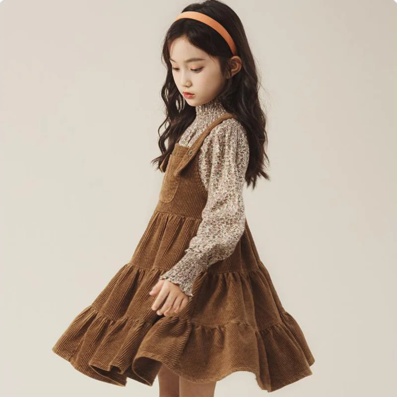 Girls-Outfits-Dress-Sets-2024-Spring-And-Autumn-New-Girls-Fragmented ...