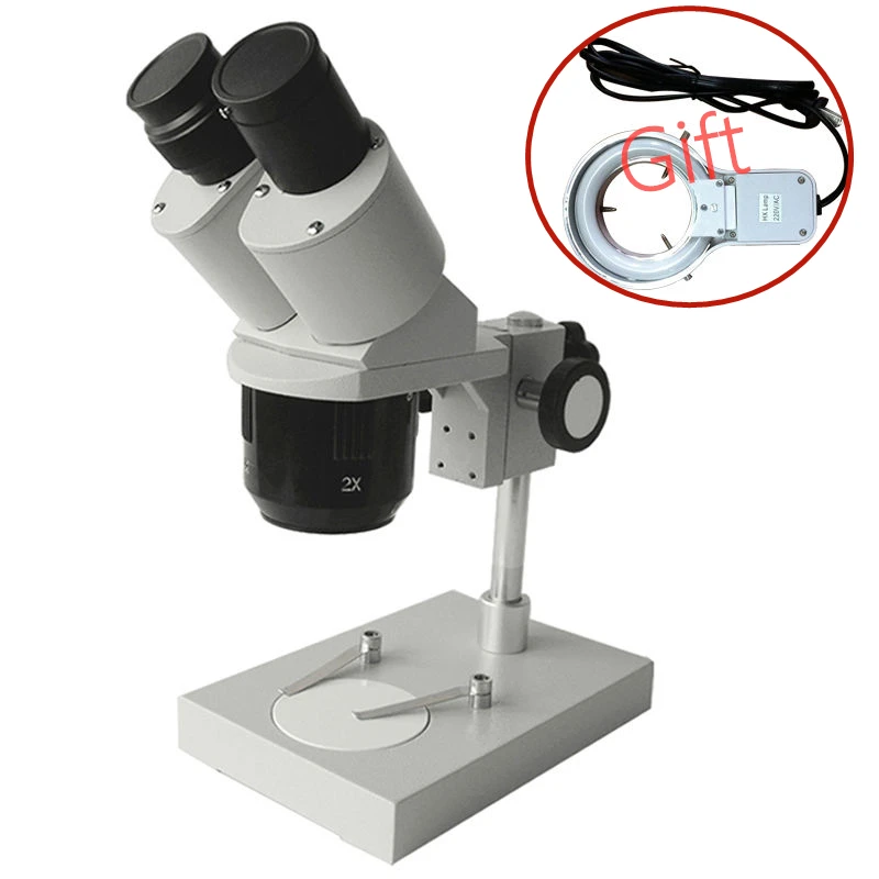 20x 40x Binocular Stereo Microscope Pcb Soldering Mobile Phone Repair ...