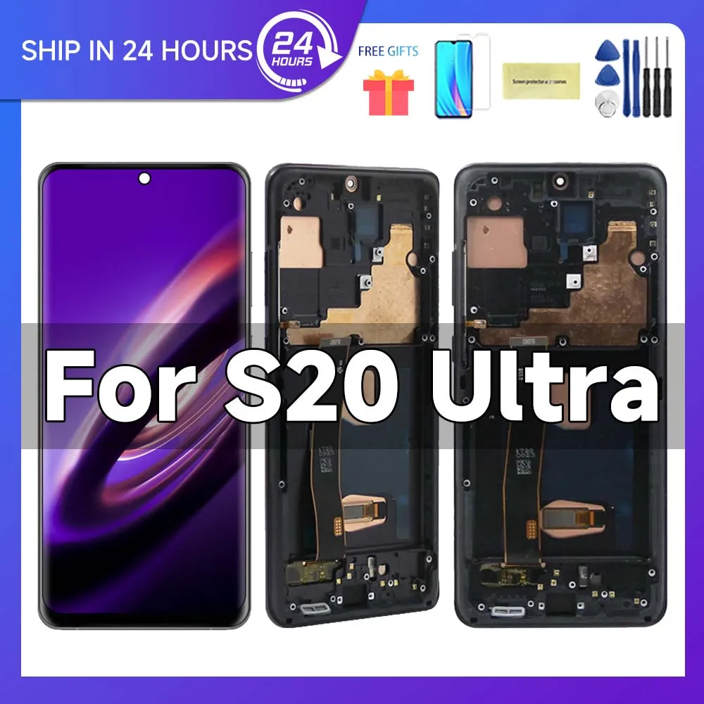 S20-Ultra-For-Samsung-6-9-For-AMOLED-S20U-G988-G988B-DS-LCD-Display ...