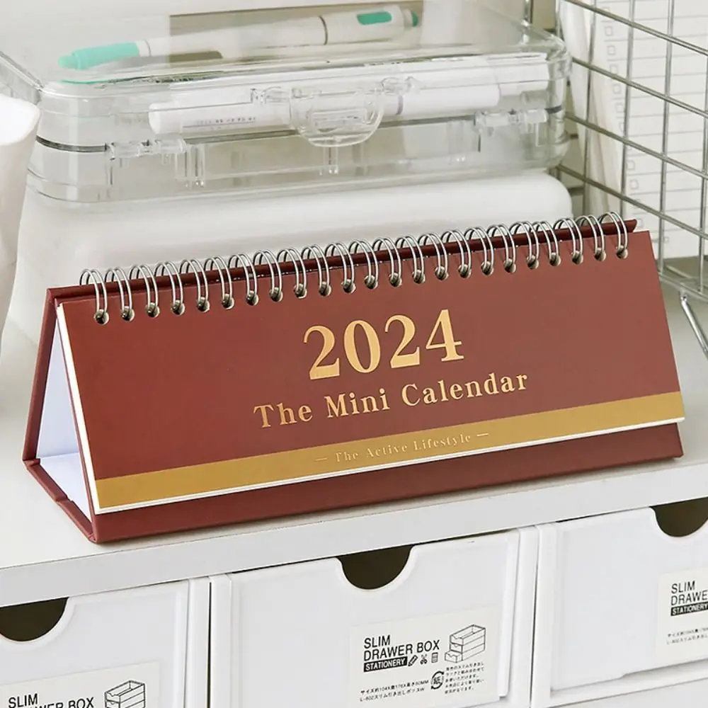 2024 Desk Calendar Standing Flip Desktop For Planning Organizing Daily ...