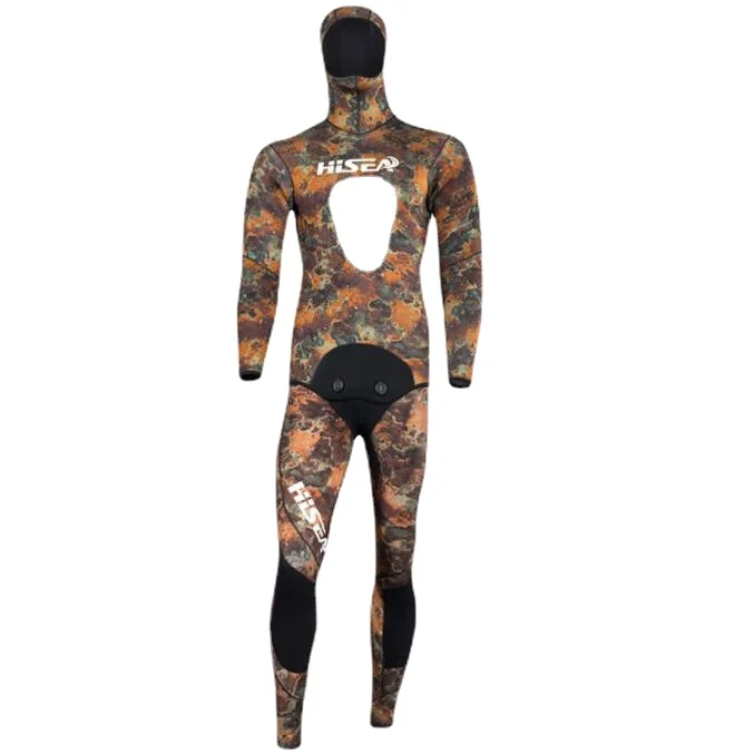 Hisea Seac 3.5mm Men Neoprene Diving Suit Split Wetsuit Fishing and ...