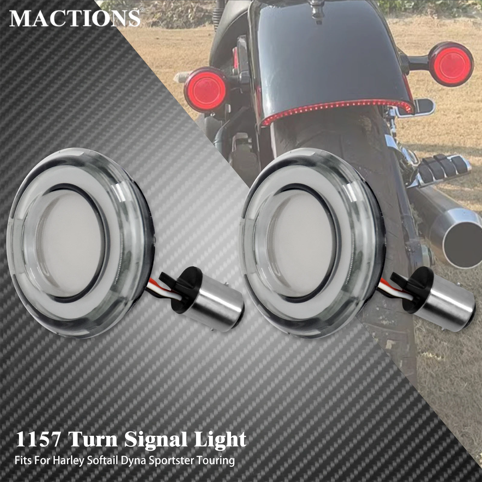 Motorcycle-LED-Turn-Signal-Indicator-Amber-Light-Red-Running-Lamp-1157 ...