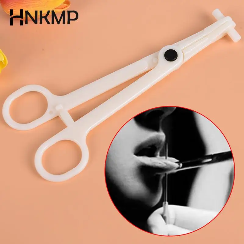 1Pcs Piercing Plier Ear Lip Navel Nose Tongue Septum Forcep Clamp Plier ...