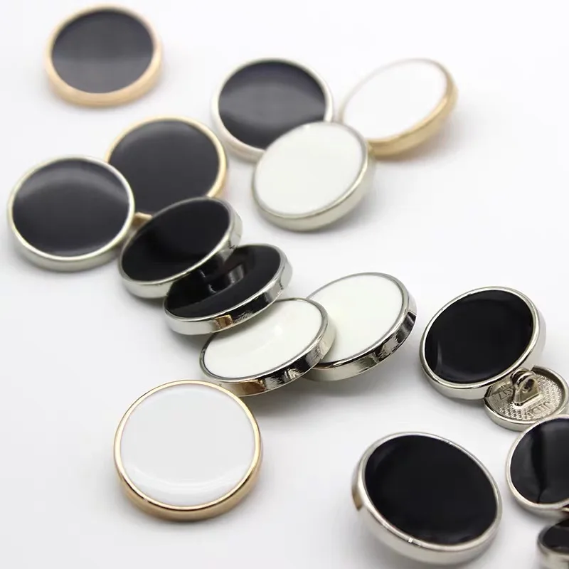 10PCS/Lot Fashion Metal Flat Oil Button Of Shirt Coat Windbreaker ...