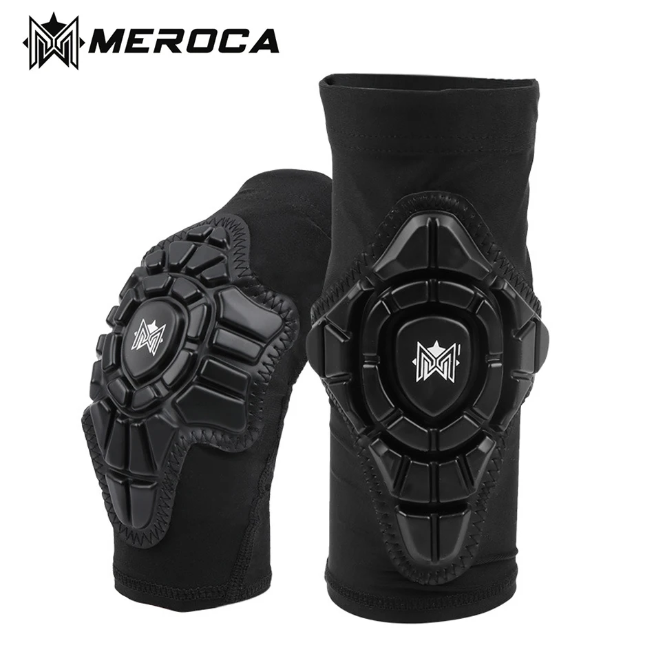 Meroca 어린이 균형 자전거 보호 세트 부드러운 무릎 패드 팔꿈치 패드 자전거 스케이트보드 바퀴 슬립 어린이 팔꿈치