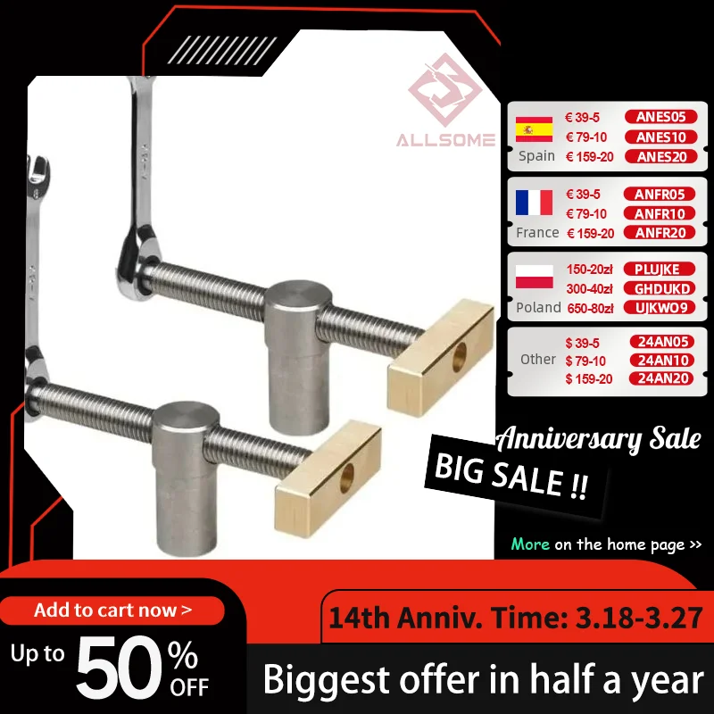 ALLSOME-Woodworking-Bench-Dog-Clamp-Workbench-Fast-Fixed-Clip-Clamp ...