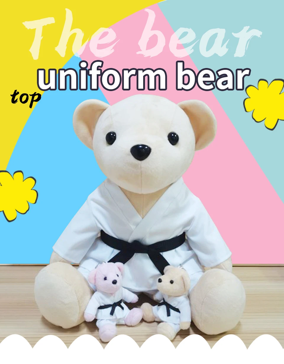 Plush-Toy-Karate-Judo-Taekwondo-Suit-JLI-Teddy-Bear-Super-Soft-Twill-PP ...
