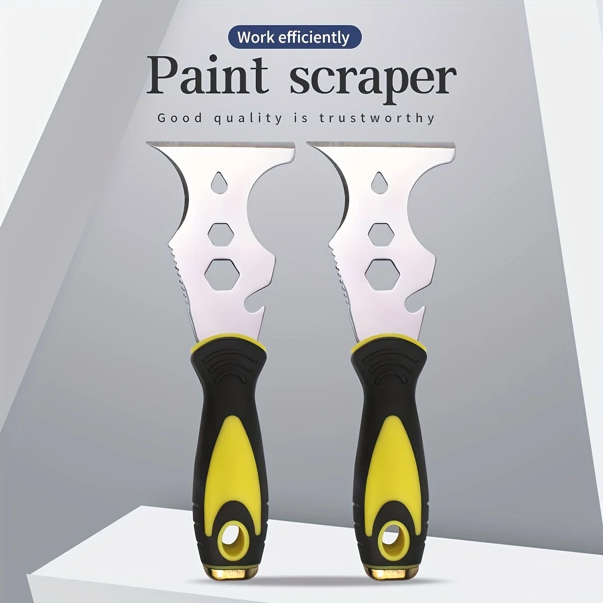 15 in 1 Putty Knife Multi Use Stainless Steel Paint Scraper Removal ...