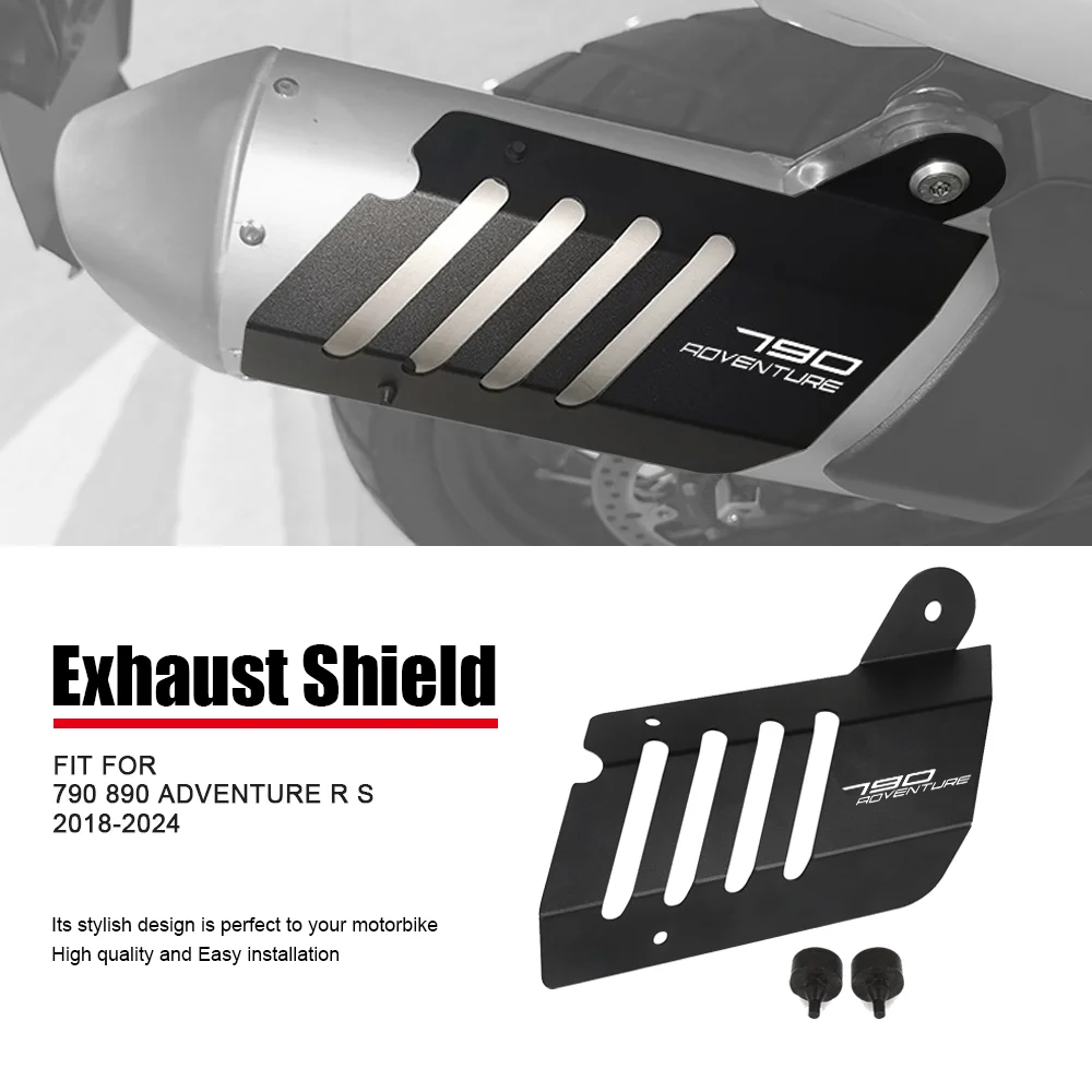 Motorcycle Exhaust Shield Protector Cover Heat Protection Exhaust Pipe ...