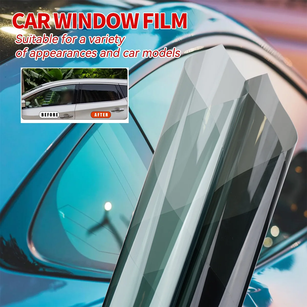 Photochromic Car Window Solar Tint Film Color Changing Heat Rejection ...