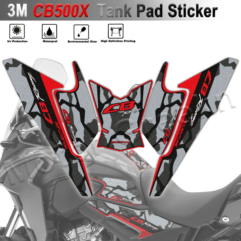 3M-CB500X-Motorcycle-Frosted-Tank-Pad-Sticker-Gas-Side-Grip-Protector ...
