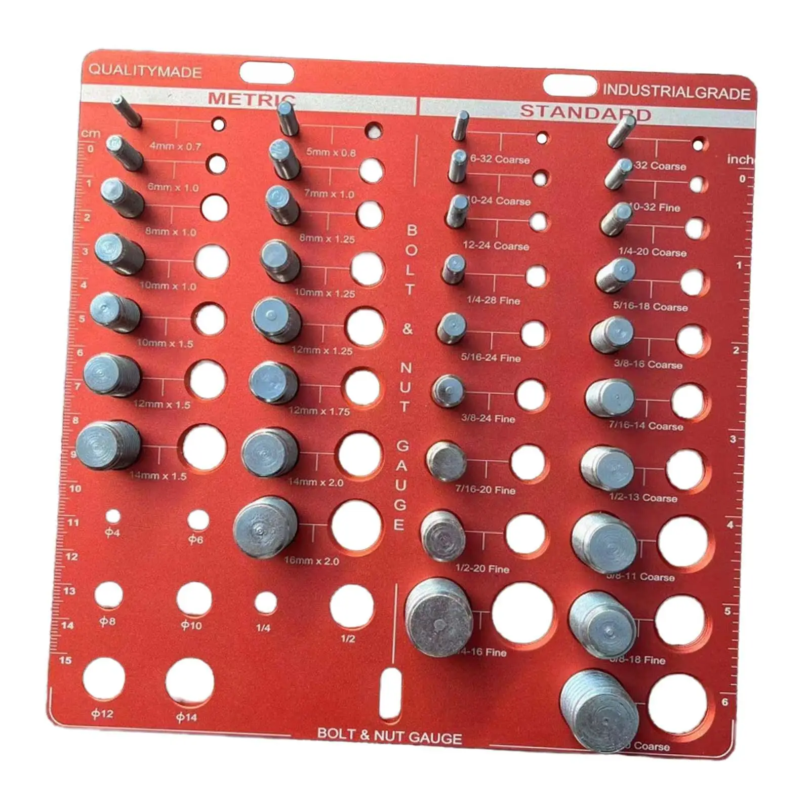 Drill-Bit-Gauge-Measurement-Identifier-Board-Nut-and-Bolt-Thread ...