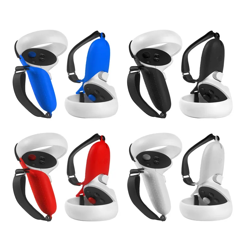 VR-Protective-Cover-For-VR-Touch-Controller-Silicone-Shell-With-Strap ...