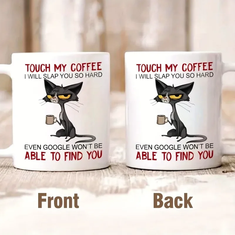 1pc-11oz-Cat-Drink-Coffee-Mug-Black-White-Ceramic-Cup-Funny-Pattern ...